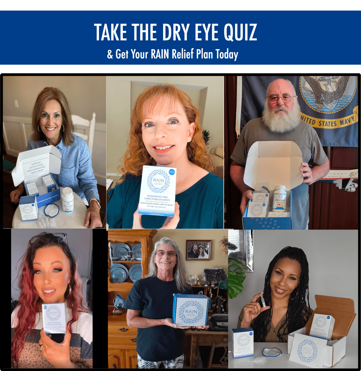Rain Dry Eye Quiz - Start Here
